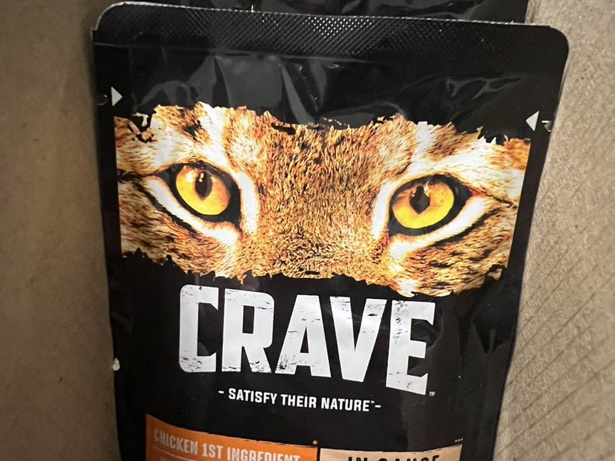 Влажный корм для кошек Crave с курицей беззерновой