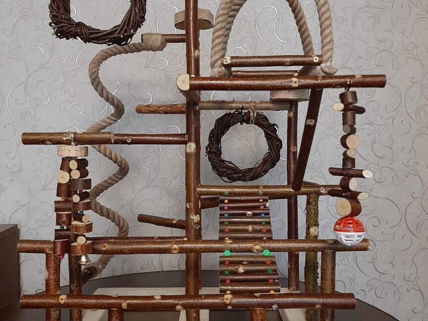 Стенд игровой для попугая