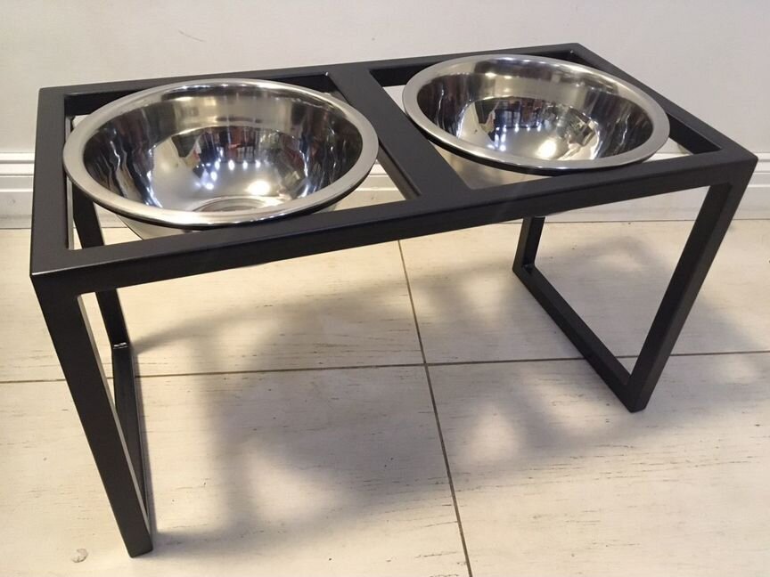 Подставка под миски в стиле лофт (loft)