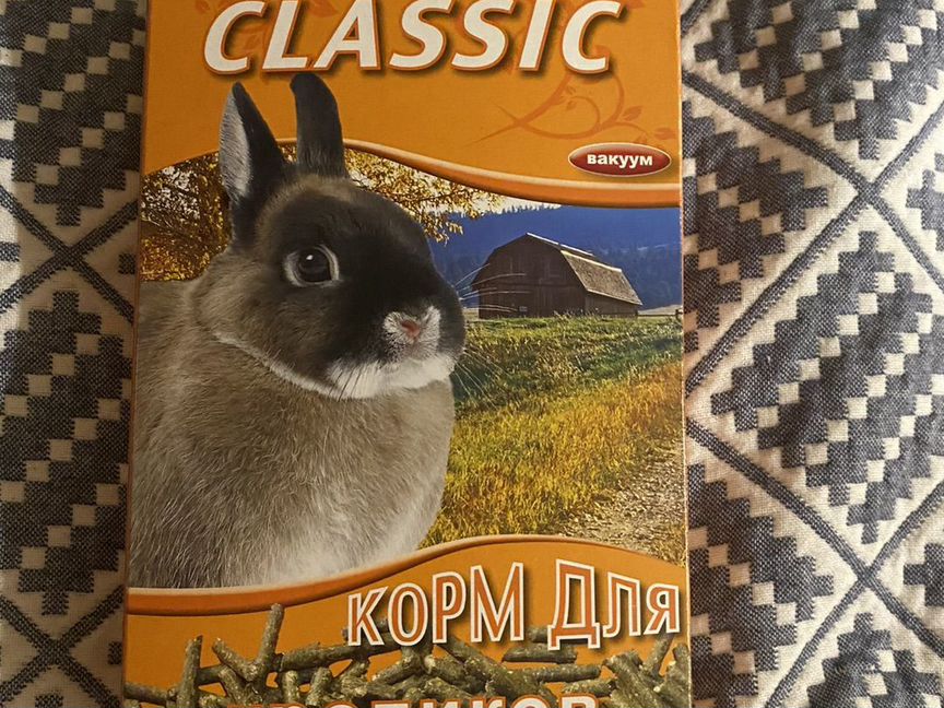 Корм для декоративного кролика