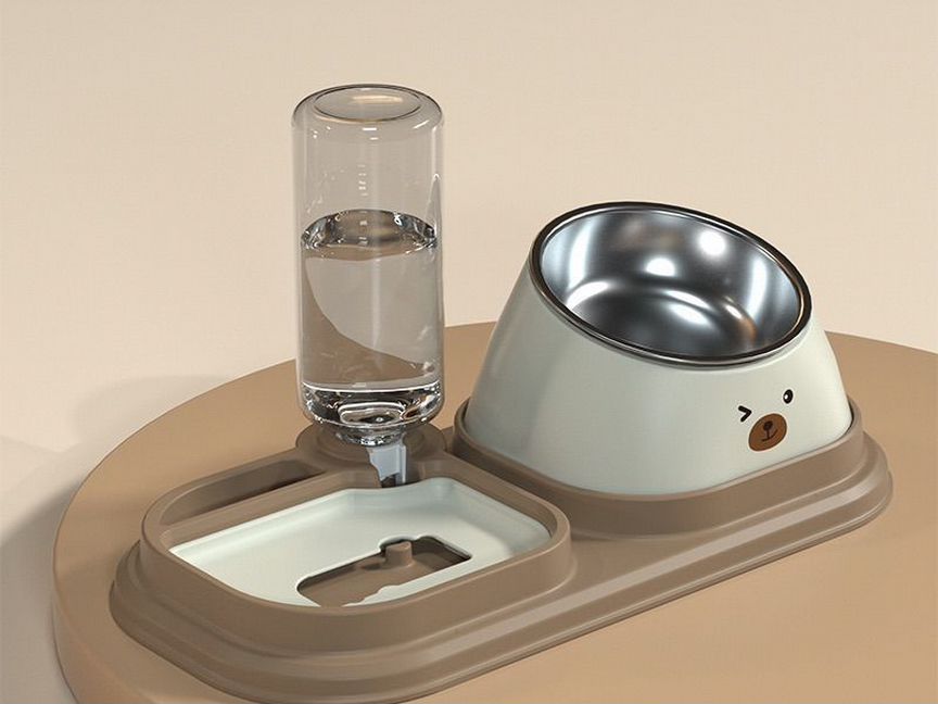 Миска с автопоилкой
