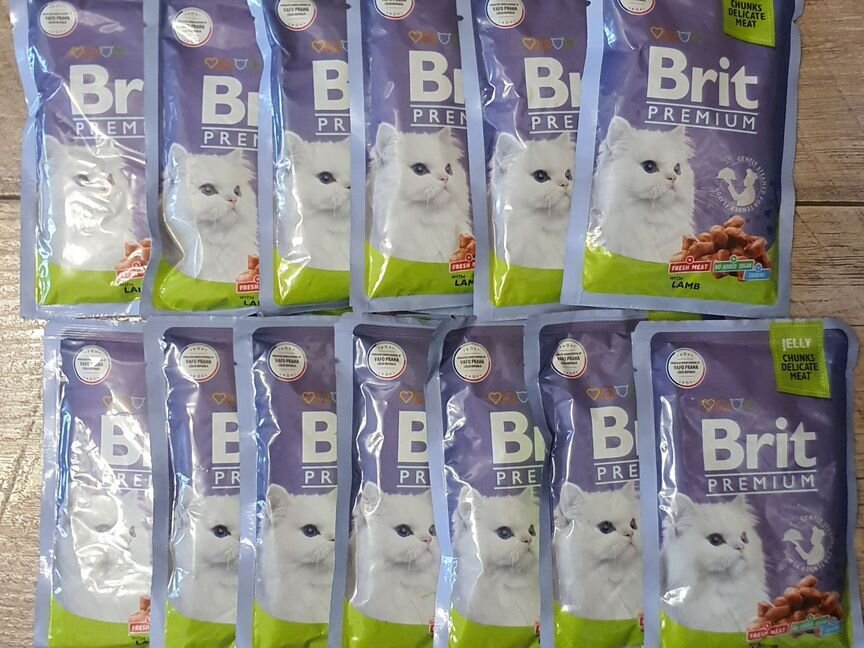 Влажный корм для кошек Brit (паучи)