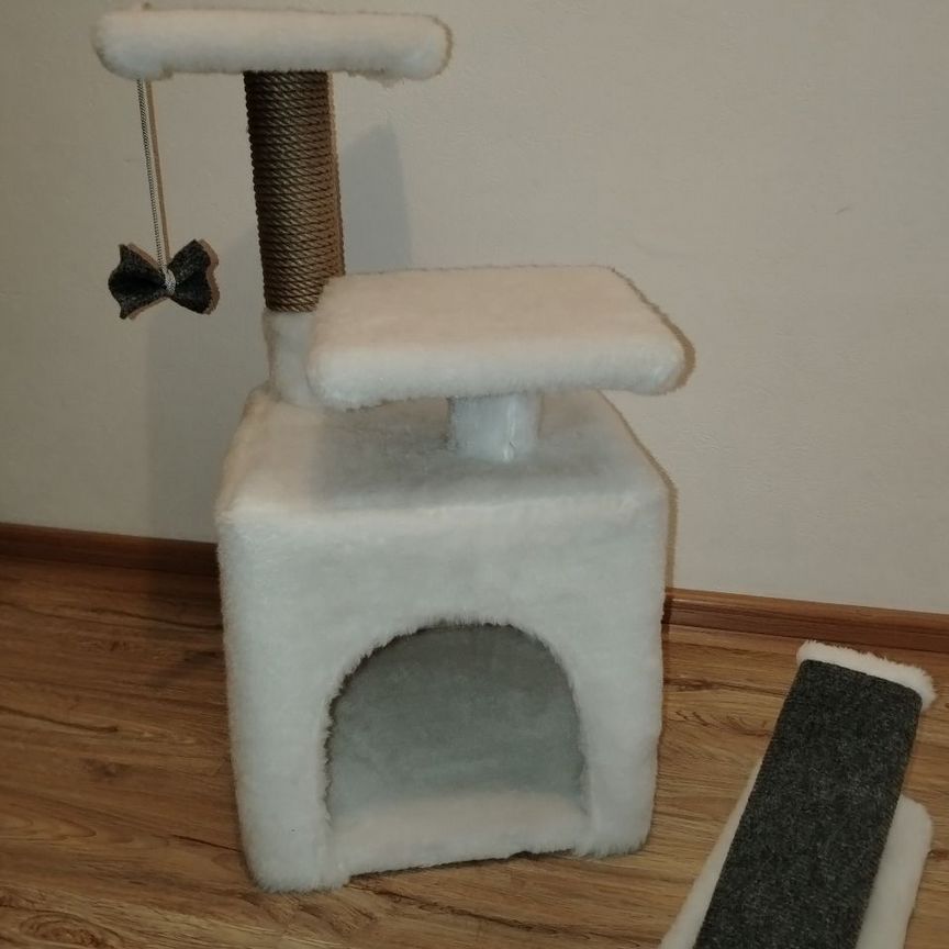 Домик для кошки с когтеточкой