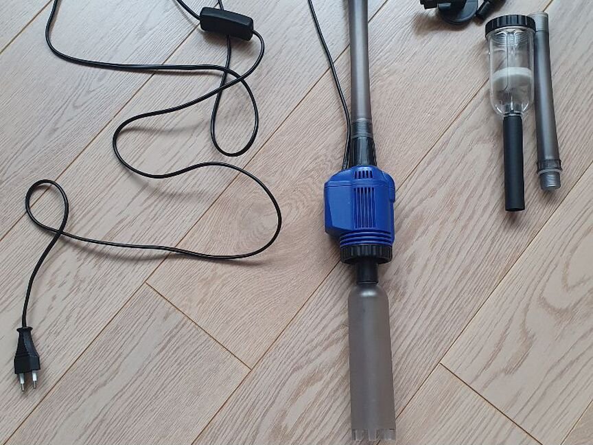 Сифон аквариумный с электрическим насосом. Hxs-02