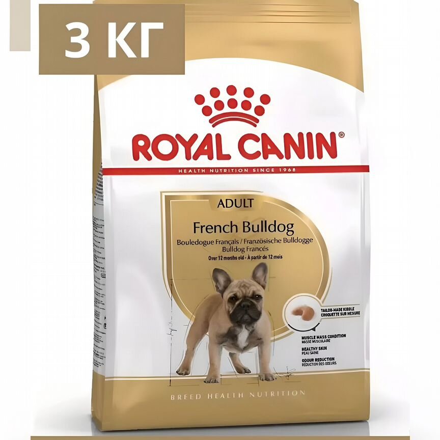 Royal canin для Французского бульдога 3кг