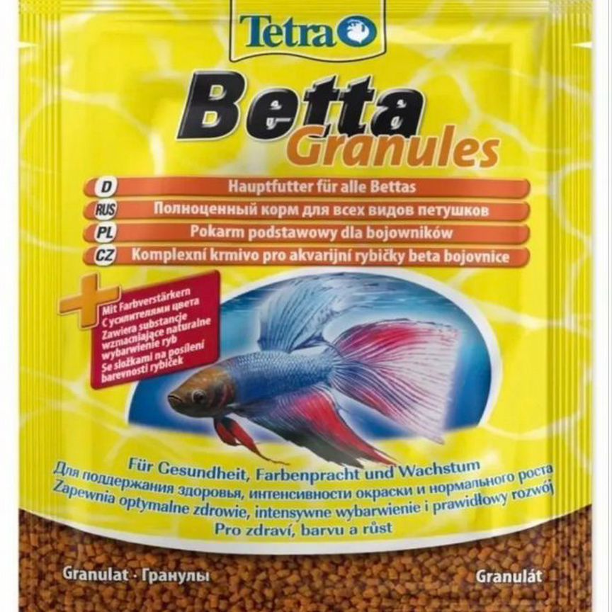 Корм tetra для петушков