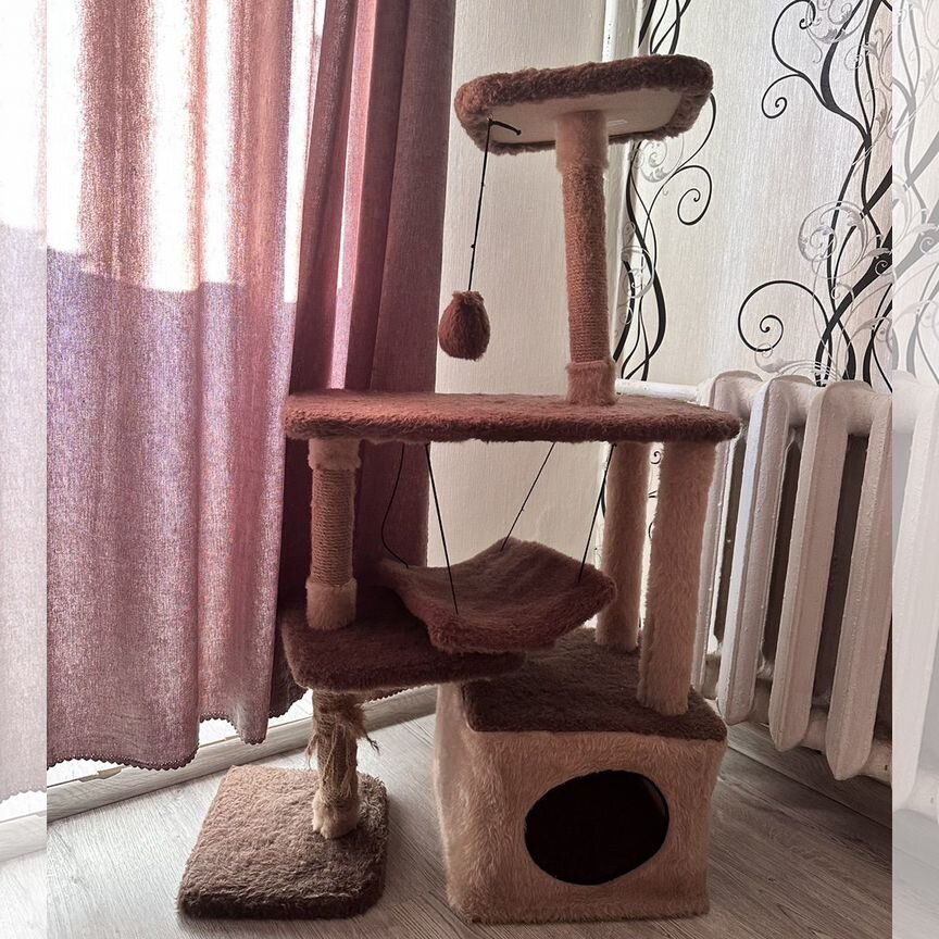 Когтеточка домик для кошки