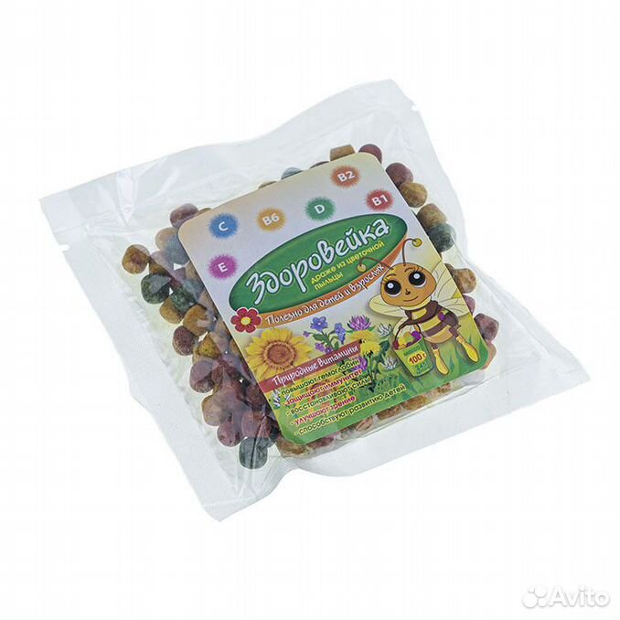 100 гр. Драже Здоровейкас цветочной пыльцой (245 т