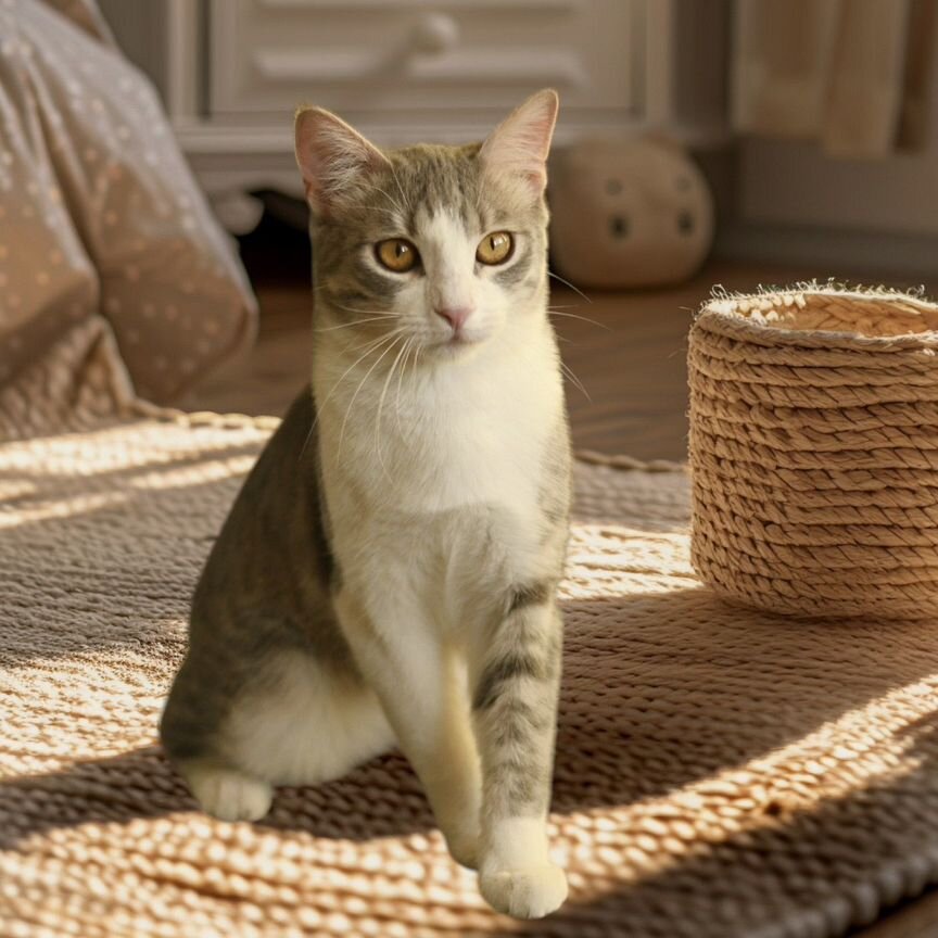 Котенок Эмиль ищет семью