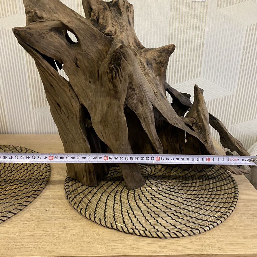 Коряга пень в аквариум