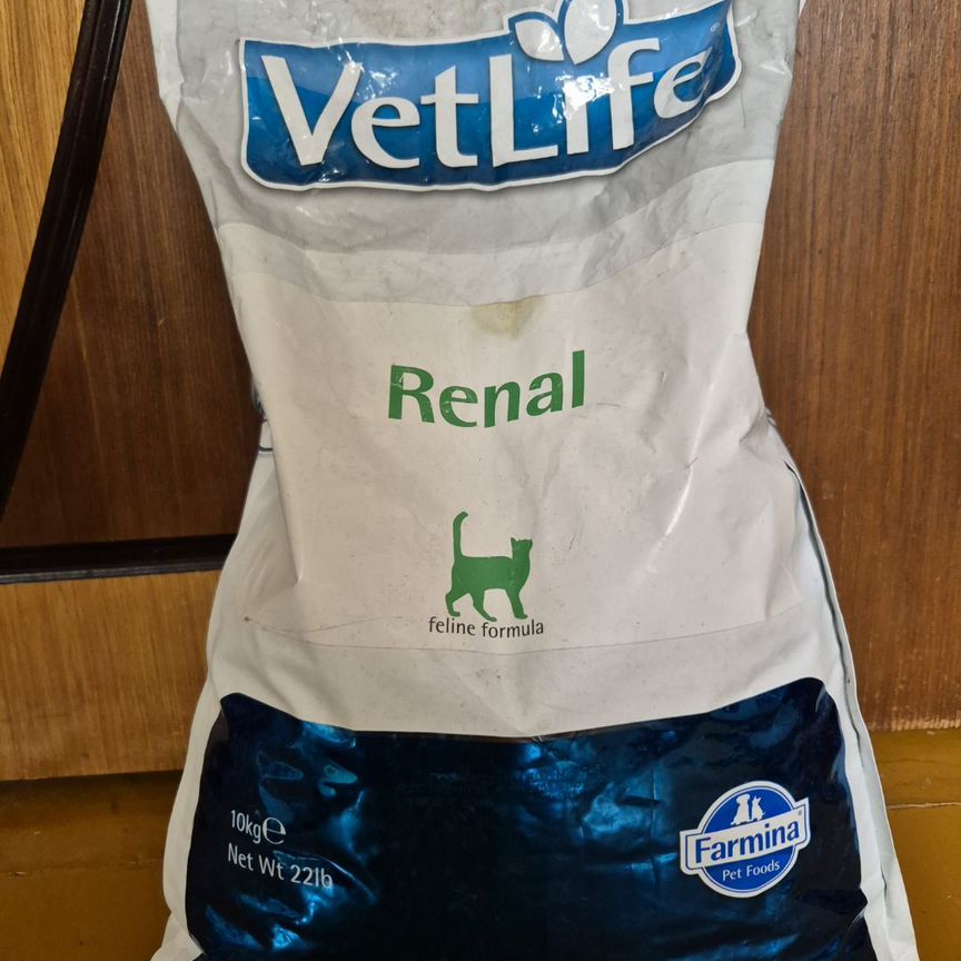 Корм для кошек farmina renal (остаток 6 кг)