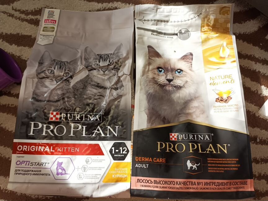 Корм для кошек pro plan