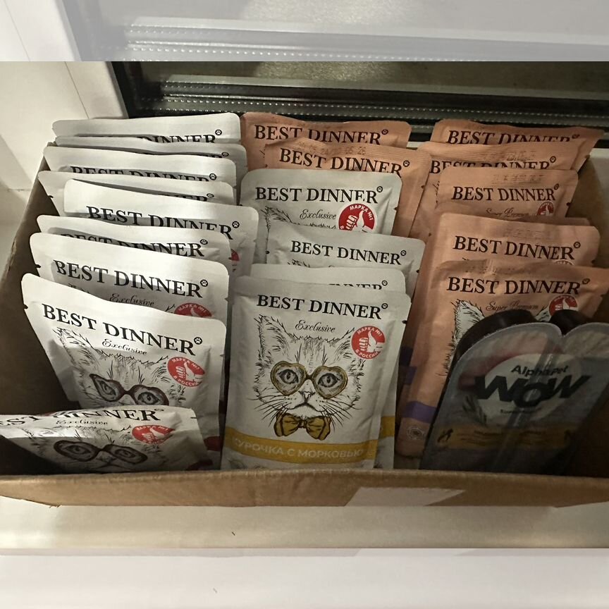 Корм для котят влажный