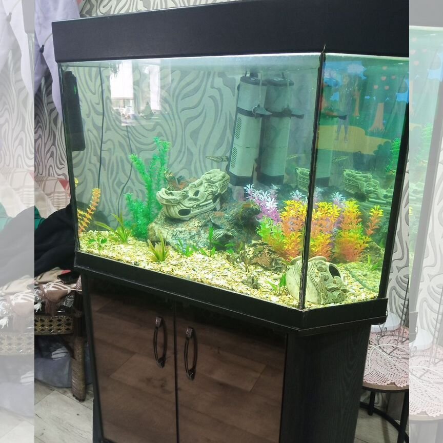 Аквариум с тумбой 250л