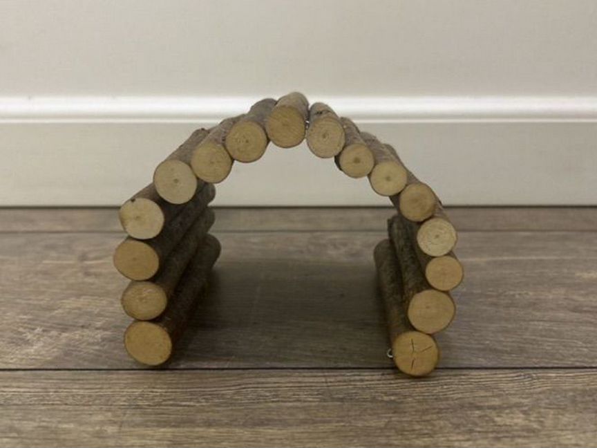 Домик для грызунов деревянный