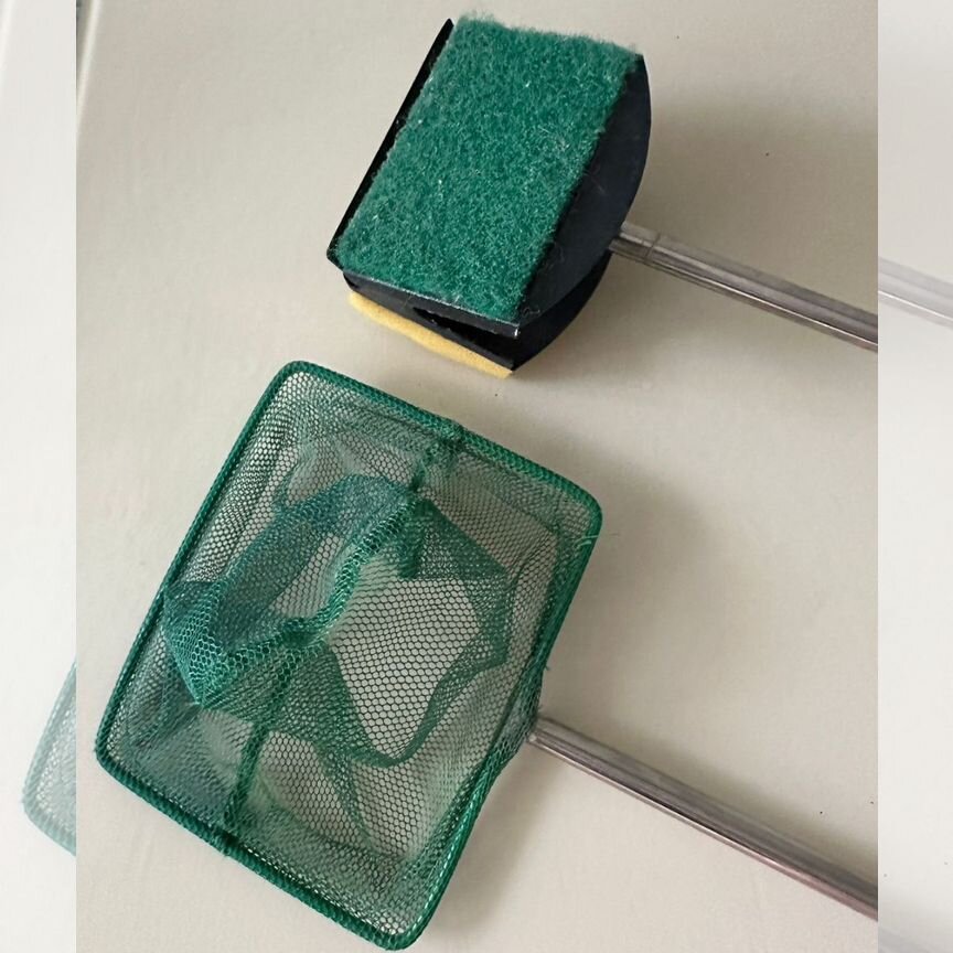 Сачок и щетка-скребок