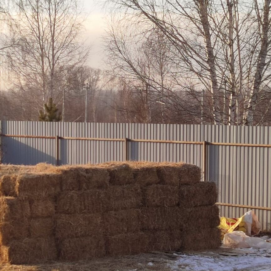 Солома в тюках