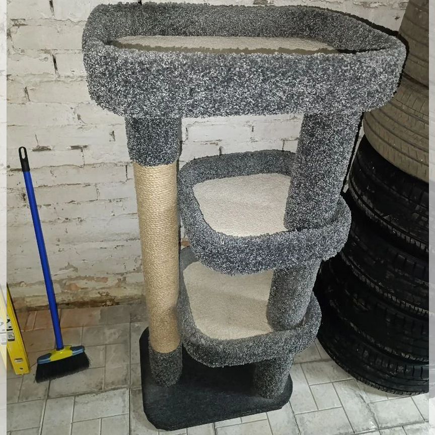 Когтеточка стойка для котов и кошек