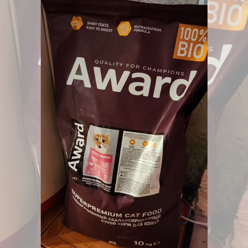 Сухой корм для котят суперпремиум award