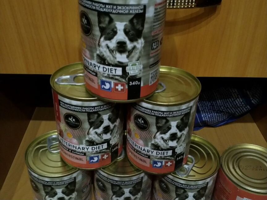 Консервированный корм для собак