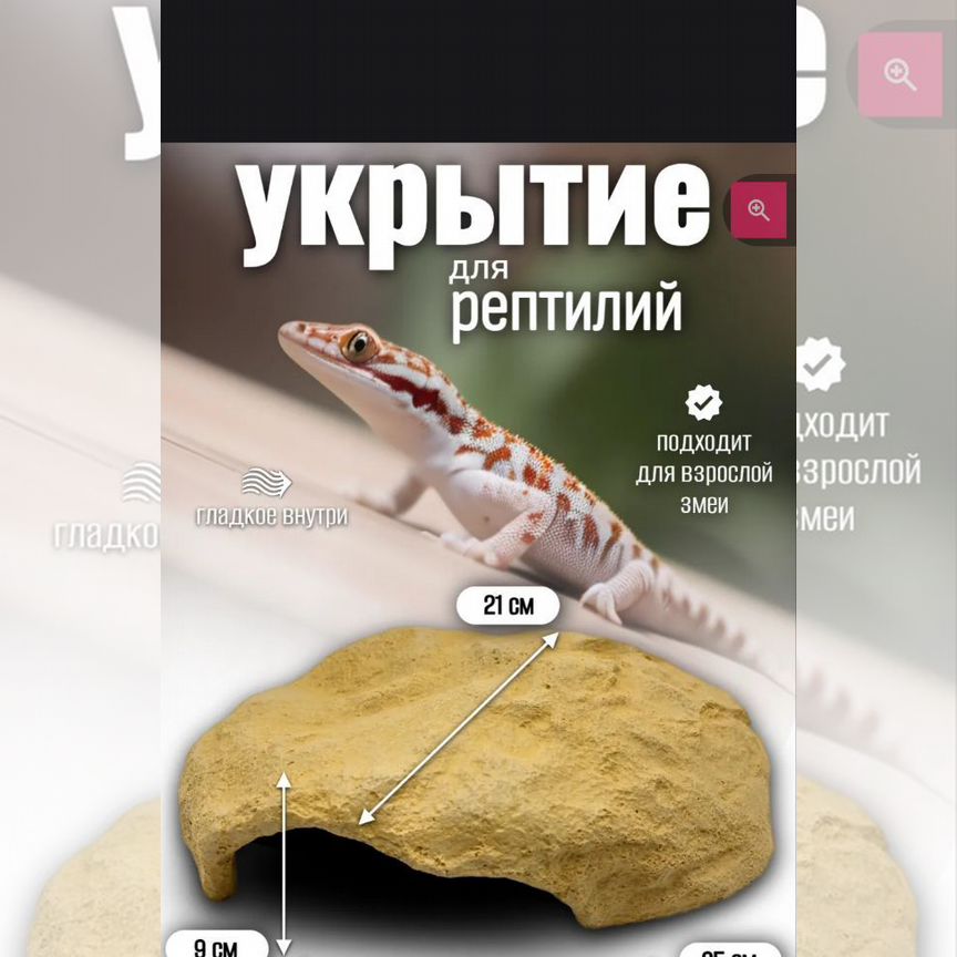 Островок укрытие для рептилий