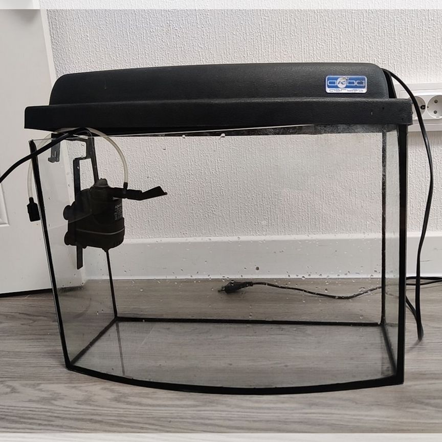 Аквариум 25 литров фильтр декор