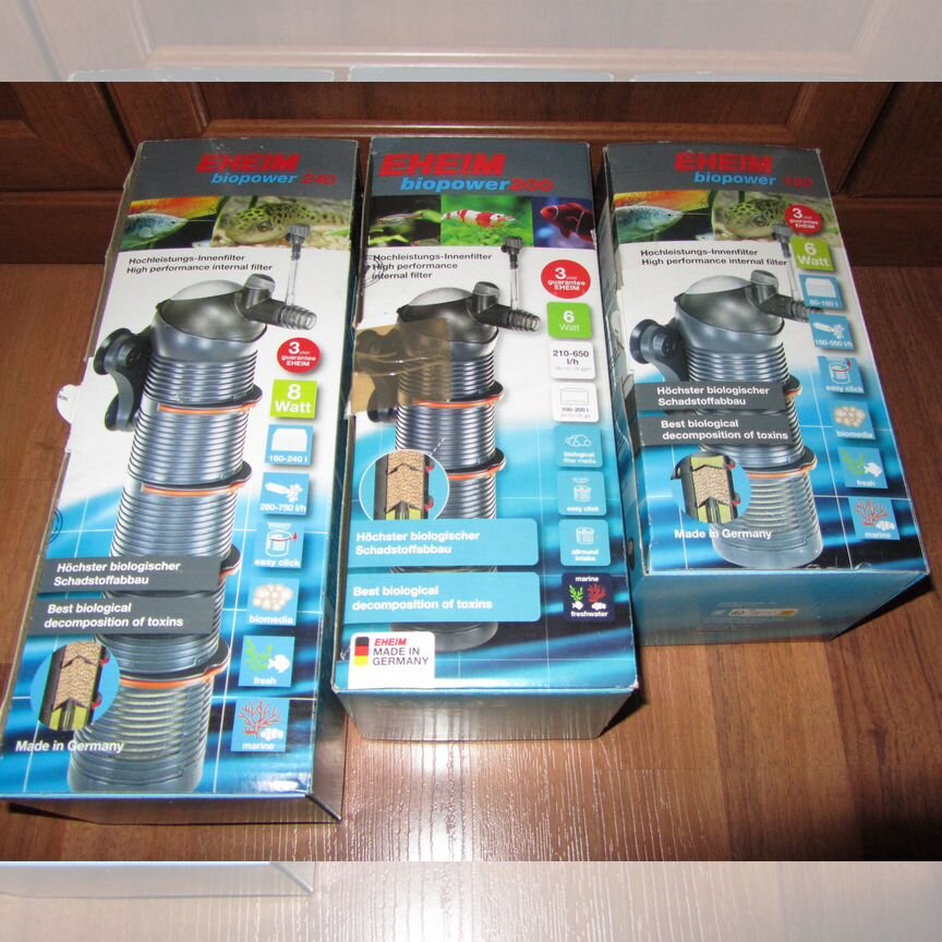 Внутренний фильтр Eheim biopower 240,200,160