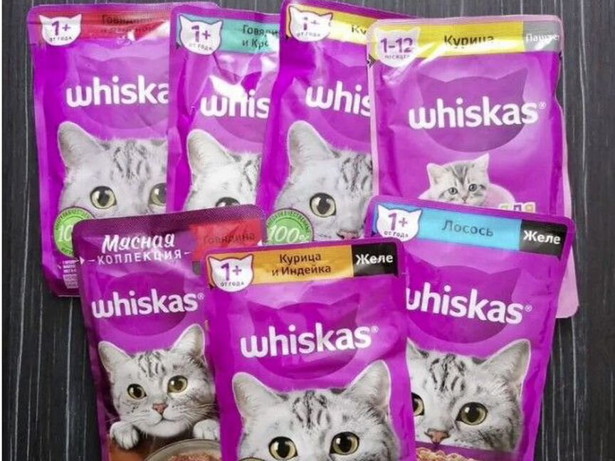 Кошачий корм влажный Whiskas