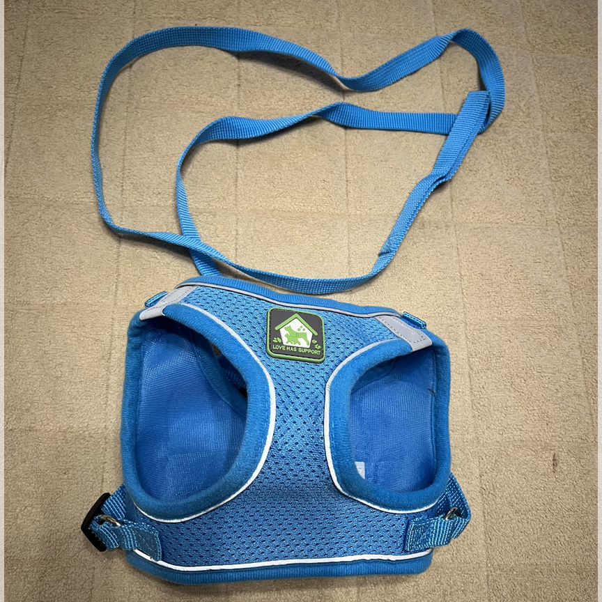 Шлейка для котов и собак мелких пород. Размер М