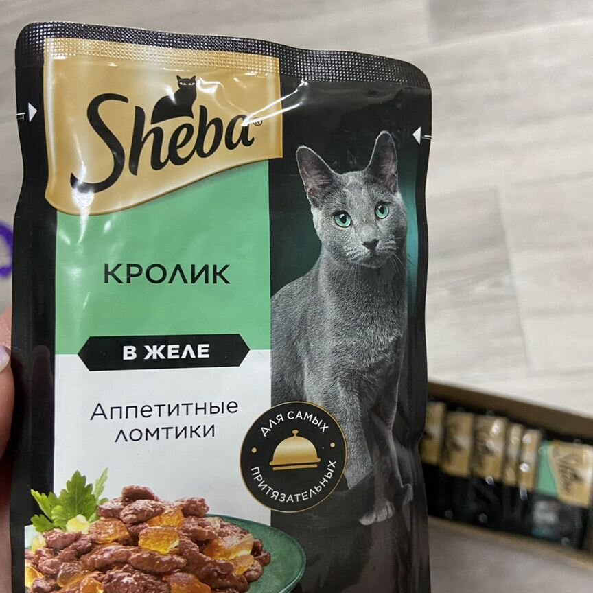 Корм для кошек sheba 22 штуки