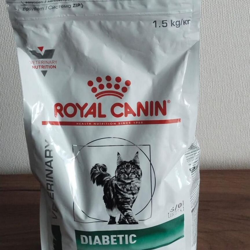 Корм для кошек royal canin diabetic 1.5кг