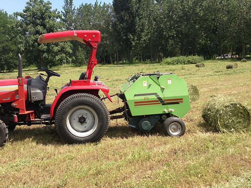 Рулончики сена