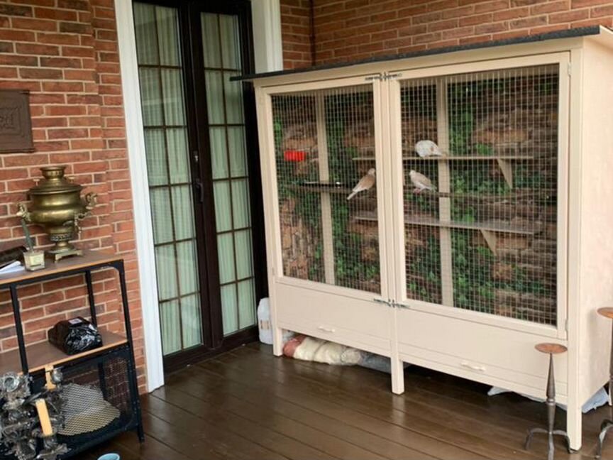 Вольер для попугая и птиц