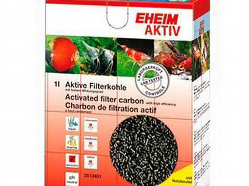 Eheim aktiv carbon 1 л наполнитель для фильтра уго