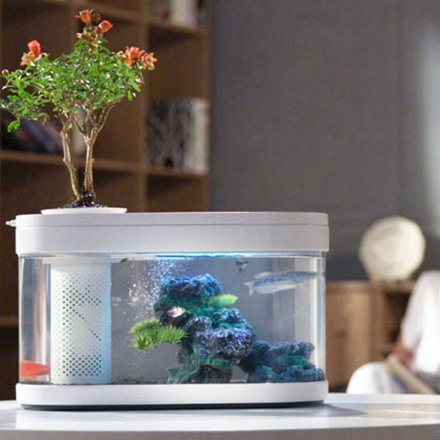 Аквариум Xiaomi с автокормушкой и wi-fi