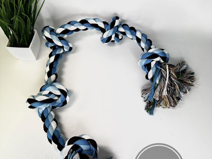 Игрушка канат для собак средних и крупных пород