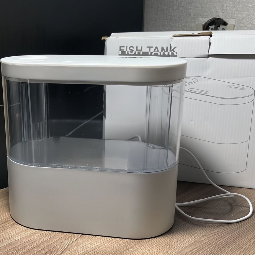 Аквариум, запасной фильтр, декор