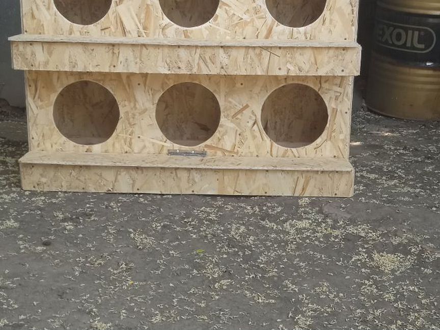 Куриные гнезда с яйцесборником