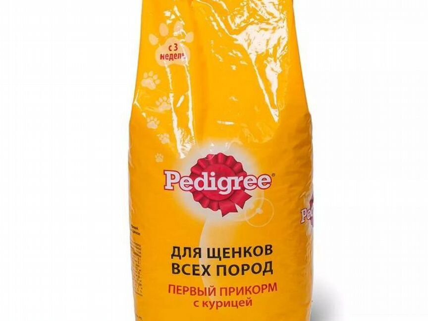 Педигри первый прикорм для щенков