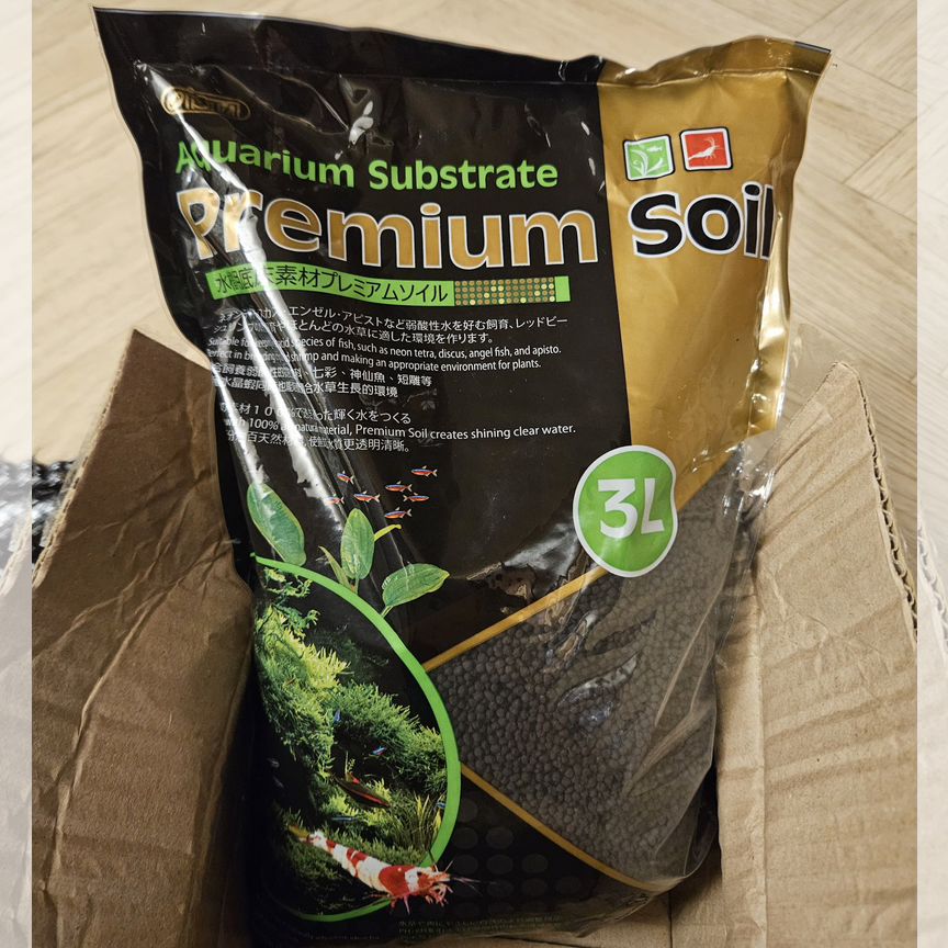 Premium Soil 3л грунт для аквариума 1,5-3,5мм