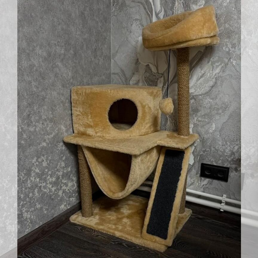 Горка для кошки с когтеточкой