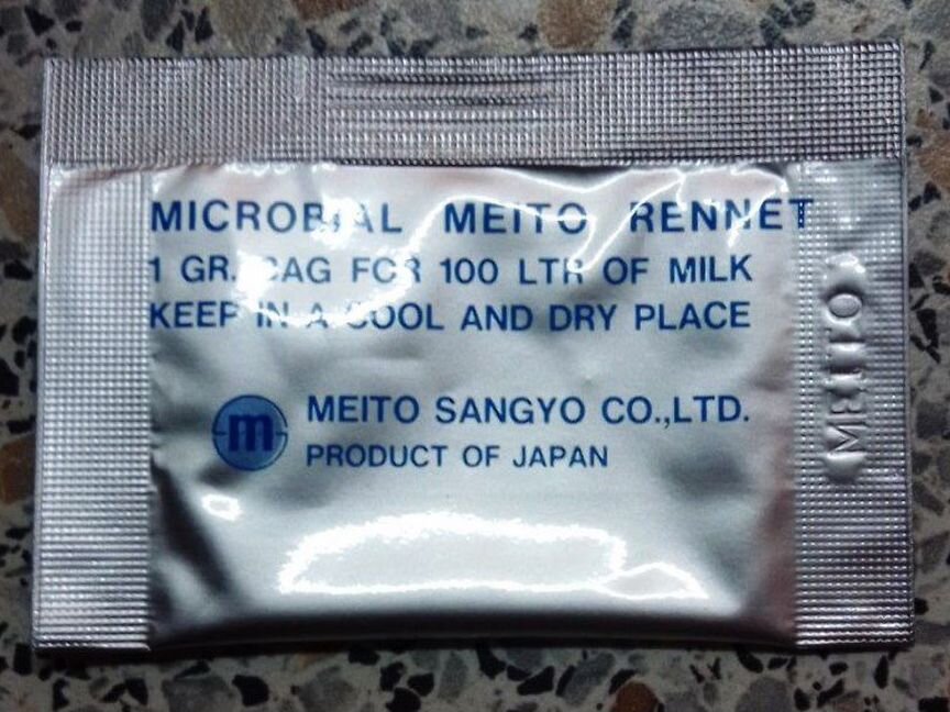 Пепсин - ренин Meito (Япония) на 100 л молока