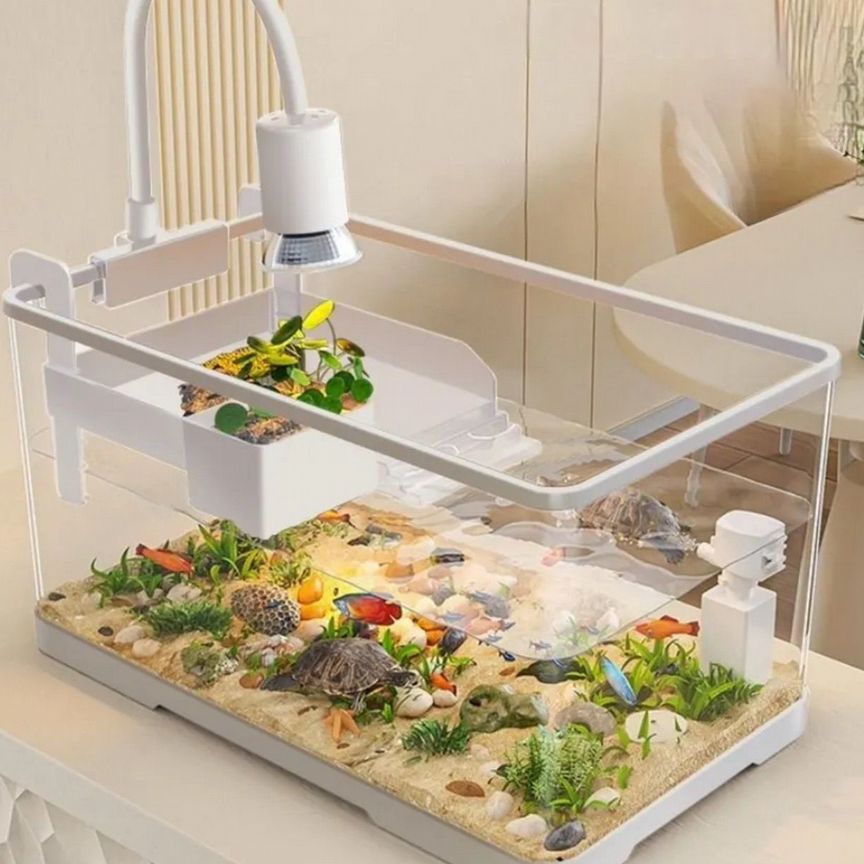 Аквариум для красноухой черепахи, набор новый