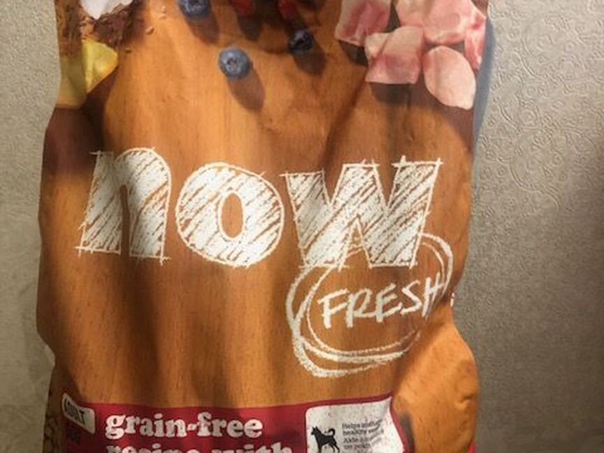 Корм для собак now fresh