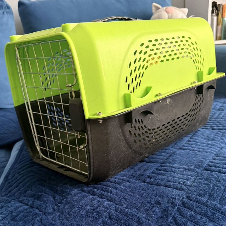 Переноска для кошек пластиковая большая