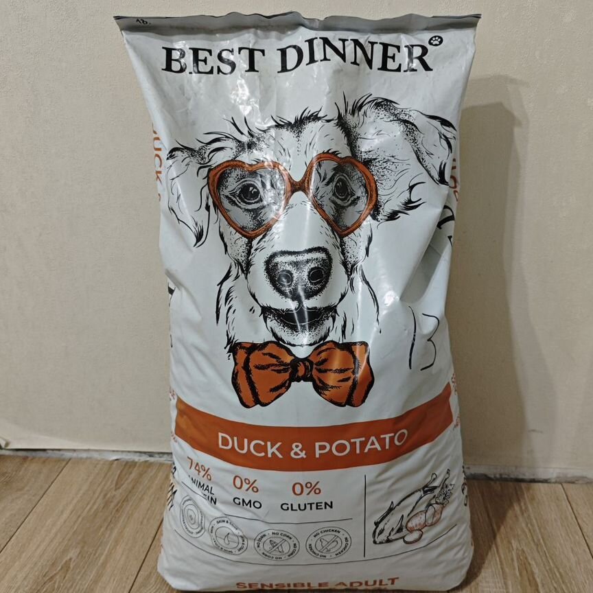 Корм для собак best dinner duck & potato