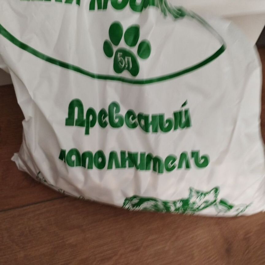 Кошачий наполнитель древесный