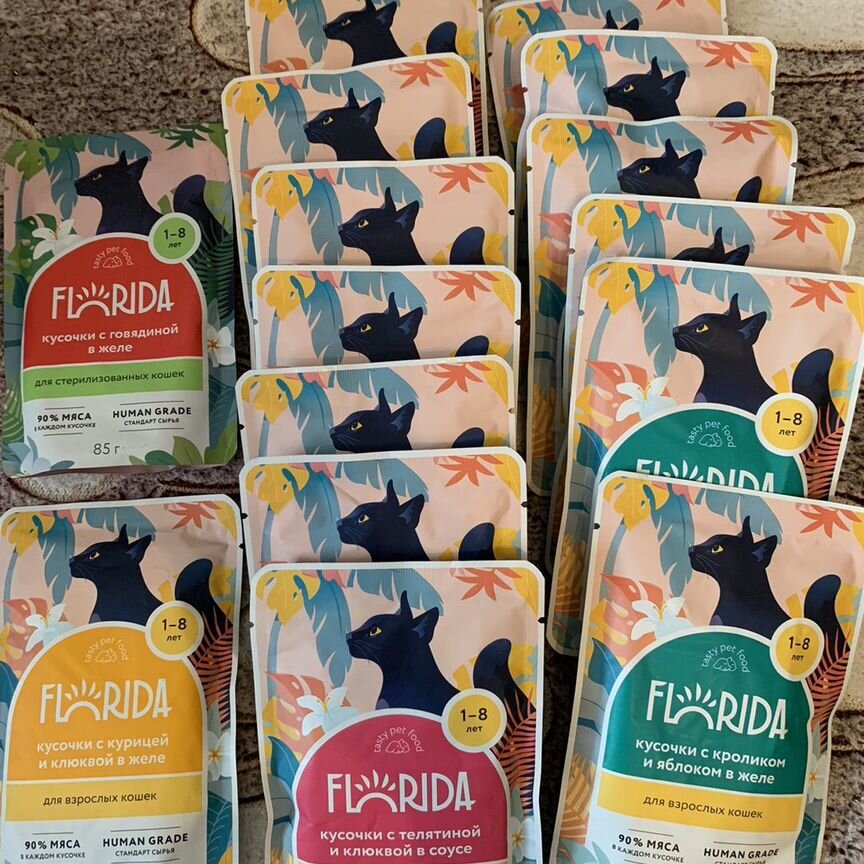 Корм для кошек Florida