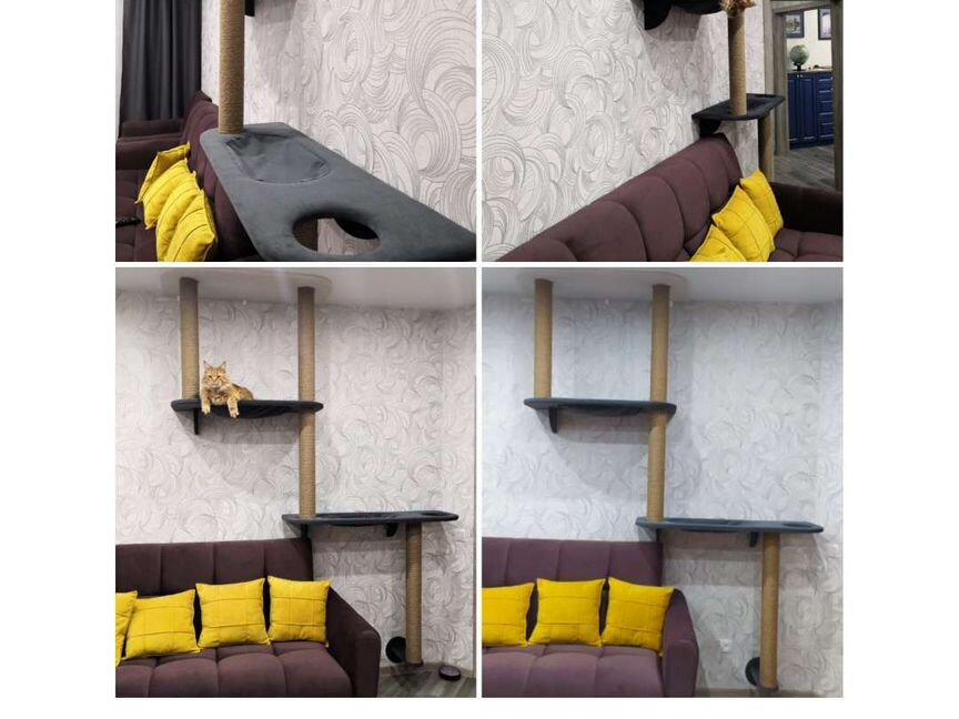 Когтеточки и домики для кошек