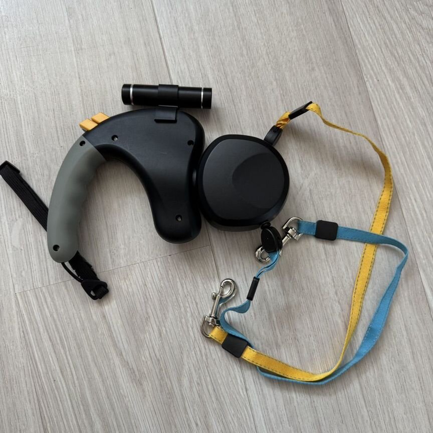 Поводок рулетка для 2 собак